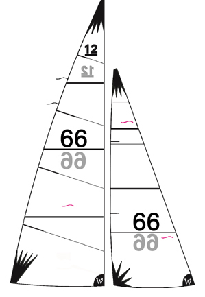 4" Sail Numbers, Radio Accessories - Windjammin Sails