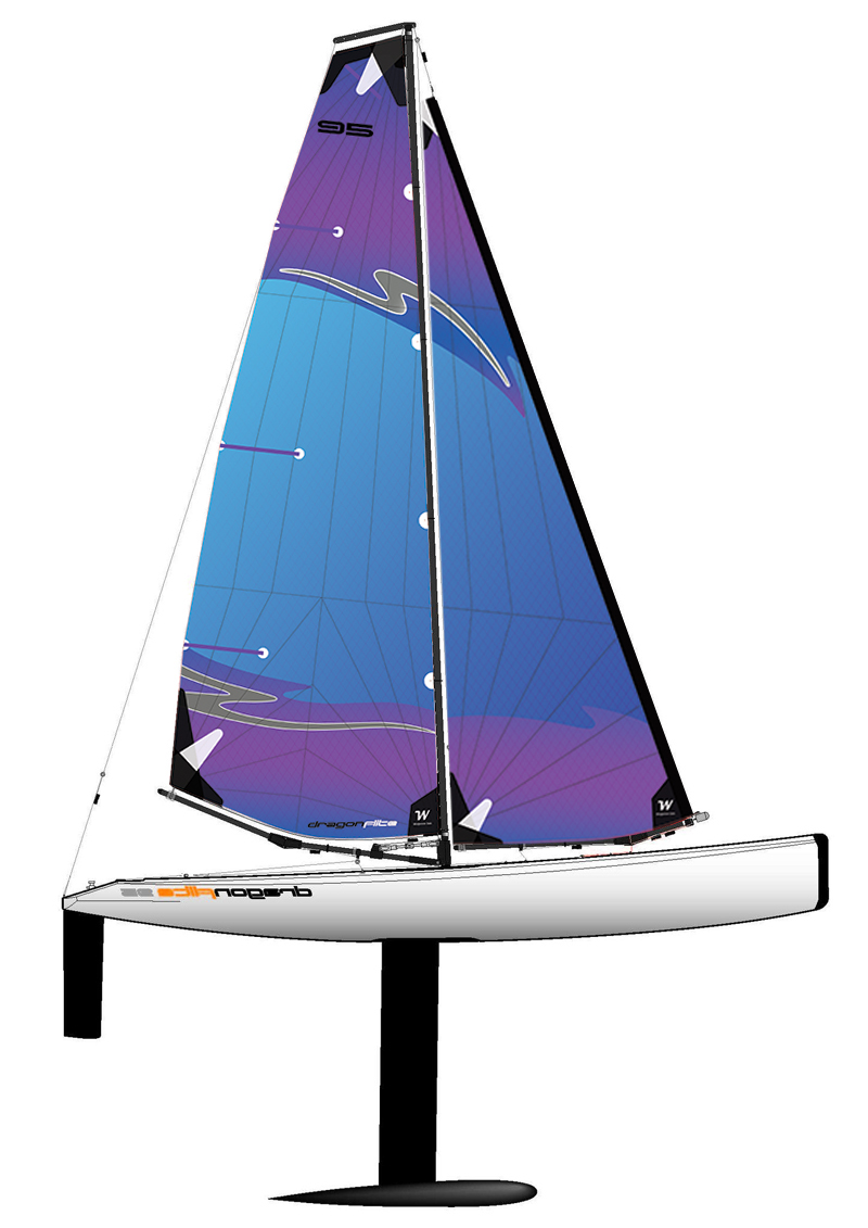 Purple Splash DF95 DragonFlite Sails