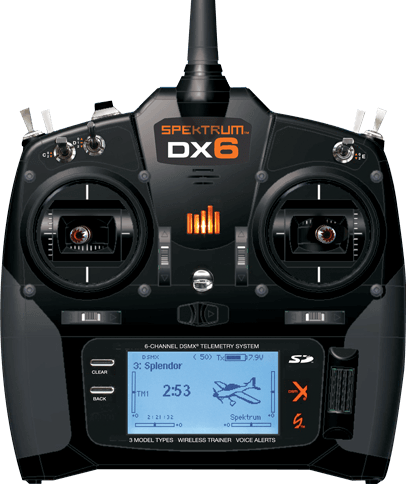 Spektrum DX6 6-Channel DSMX Transmitter with AR610 Receiver