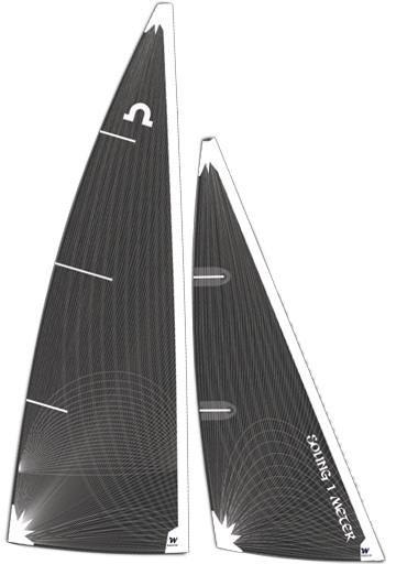 Back Soling 1M Sails