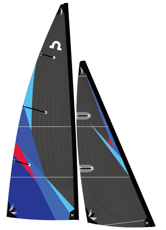 Soling One Meter Black Blue Red